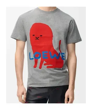 Loewe Regular Fit T-shirt In Cotton