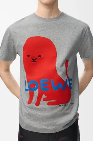 Loewe Regular Fit T-shirt In Cotton
