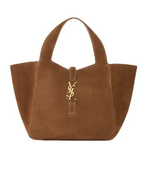 Saint Laurent Le 5 À 7 Baby Bea In Suede - Brown