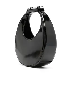 Staud Good Night Moon Logo-debossed Crossbody Bag