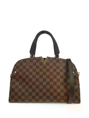 LOUIS VUITTON Damier Ebene Kensington Bowling Bag