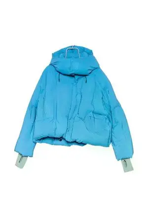 DINGYUN ZHANG Padded Hooded Jacket - Blue