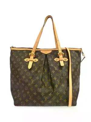 LOUIS VUITTON 2010 Palermo Monogram Tote Bag - Brown