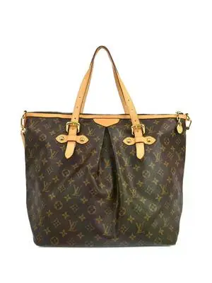 LOUIS VUITTON Palermo Monogram Tote Bag - Brown