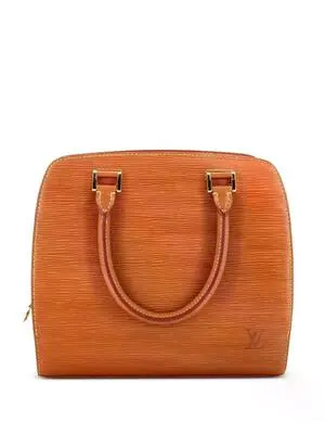 LOUIS VUITTON Pont Neuf Handbag Epi Leather Pm Satchel - Brown