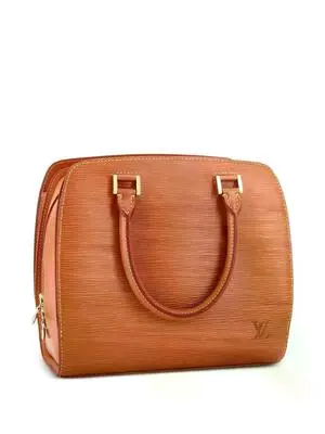 LOUIS VUITTON Pont Neuf Handbag Epi Leather Pm Satchel - Brown