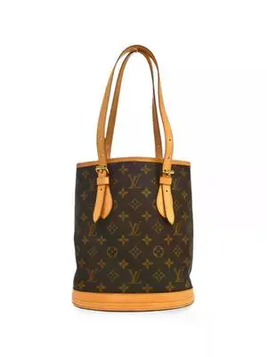 LOUIS VUITTON 1998 Pm Monogram-pattern Tote Bag - Brown
