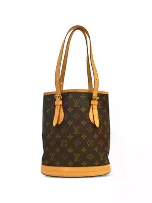 LOUIS VUITTON Monogram Pattern Tote Bag - Brown