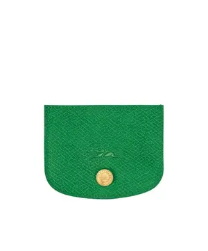 Longchamp Pure Logo-embroidered Cardholder - Green