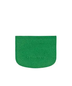Longchamp Pure Logo-embroidered Cardholder
