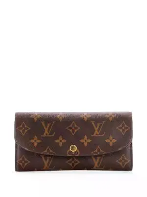 LOUIS VUITTON Emilie Wallet Monogram Canvas Small Wallets - Brown
