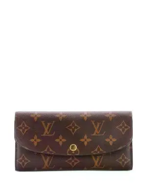 LOUIS VUITTON Emilie Wallet Monogram Canvas Small Wallets - Brown