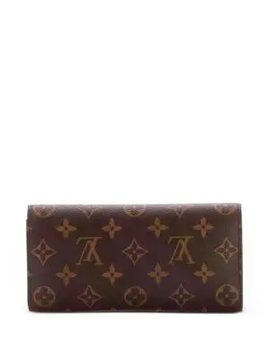 LOUIS VUITTON Emilie Wallet Monogram Canvas Small Wallets