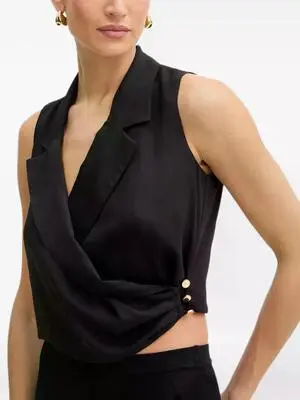 FRACOMINA Button Wrap Top