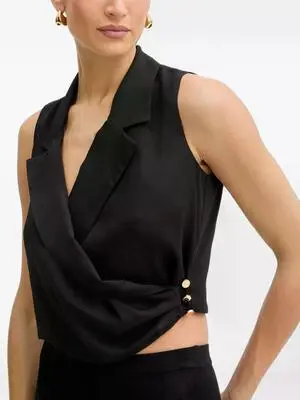 FRACOMINA Button Wrap Top