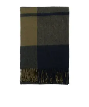 Barbour Tartan-check Fringed Scarf