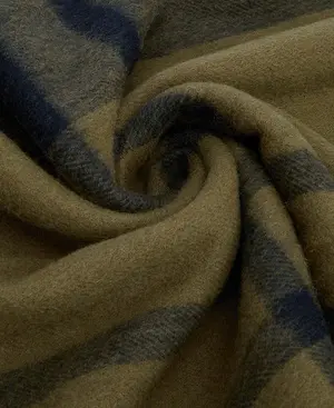 Barbour Tartan-check Fringed Scarf