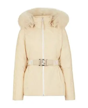Fendi Reversible Ski Jacket With Fur Trimmed Hood And Ff Print