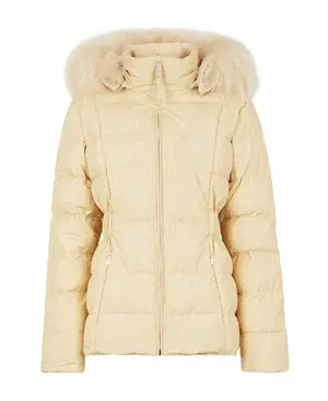 Fendi Reversible Ski Jacket With Fur Trimmed Hood And Ff Print