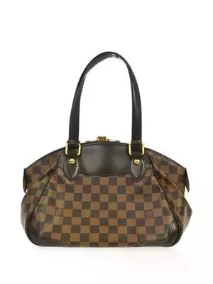 LOUIS VUITTON 2013 Pm Verona Damier Tote Bag - Brown
