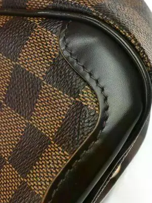 LOUIS VUITTON Damier Canvas Verona Pm Tote Bag - Brown