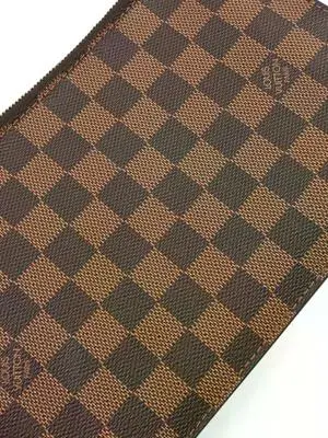 LOUIS VUITTON Damier Ebene Neverfull Mm Tote Bag - Brown