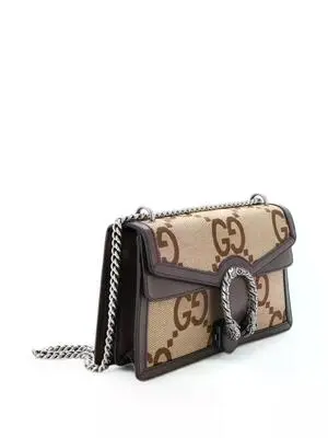 Gucci Dionysus Bag Jumbo Gg Canvas Small Shoulder Bag