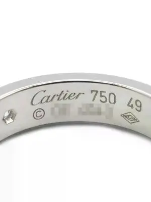 Cartier 18k White Gold Mini Love Diamond Ring