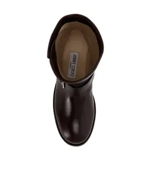 JIMMY CHOO Round-toe Ankle Boots