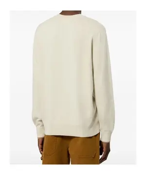 Isabel Marant Étoile Antea Sweater With 'im' Intarsia Logo - Light Gray-camel