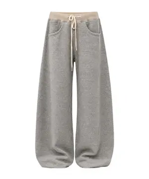 R13 Relaxed Darted Barrel-leg Joggers - Grey
