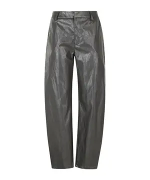 Federica Tosi Casual Trousers With Belt Loops - Antracite
