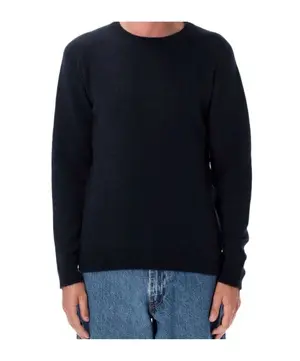 ROBERTO COLLINA Crewneck Knitted Jumper - Blue