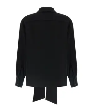 Alberto Biani Lavallière Neck Blouse