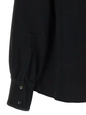 Alberto Biani Lavallière Neck Blouse