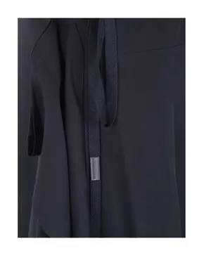 ANN DEMEULEMEESTER Asymmetric Midi Skirt - Black