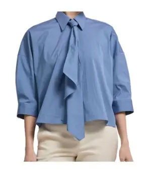 Brunello Cucinelli Point-collar Shirt - Blue