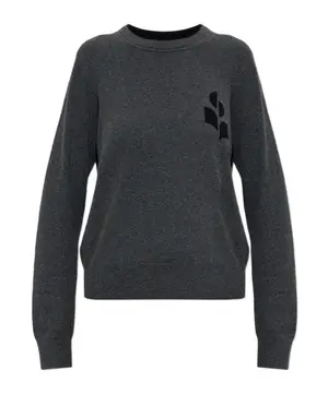 Isabel Marant Étoile Crew Neck Long-sleeved Knitwear - Grey