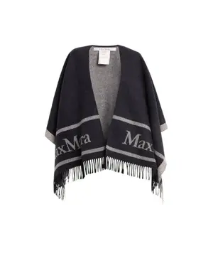 Max Mara Tassel Shawl - Black