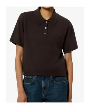 Isabel Marant Étoile Althea Polo Knit Top
