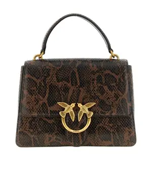 Pinko Top-handle Shoulder Bag - Brown