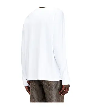 DIESEL® T-kristian Raglan Long-sleeve T-shirt - White