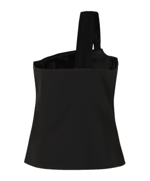 Federica Tosi One-shoulder Tank Top With Pleated Details
