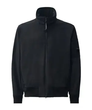 C.P. COMPANY Long-sleeved Casual Jacket - Black