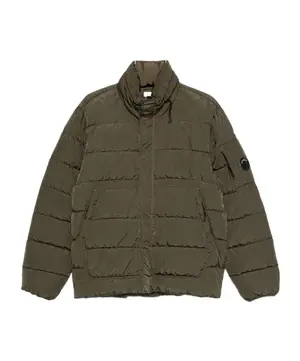 C.P. COMPANY Quilted Lens-detail Coat - Green