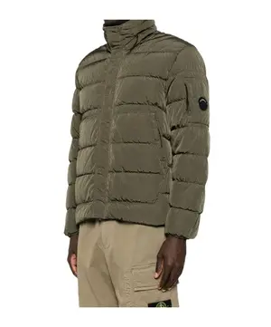 C.P. COMPANY Quilted Lens-detail Coat
