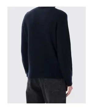 ROBERTO COLLINA High Neck Knitted Sweater - Blue