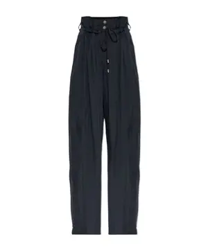 Isabel Marant Étoile High-waisted Casual Trousers - Black
