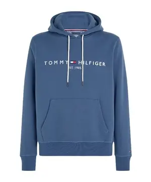 Tommy Hilfiger Logo Fleece Drawstring Hoody