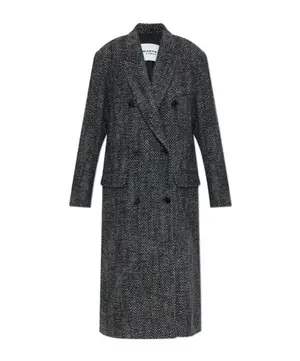Isabel Marant Étoile Long-sleeved Coat - Grey